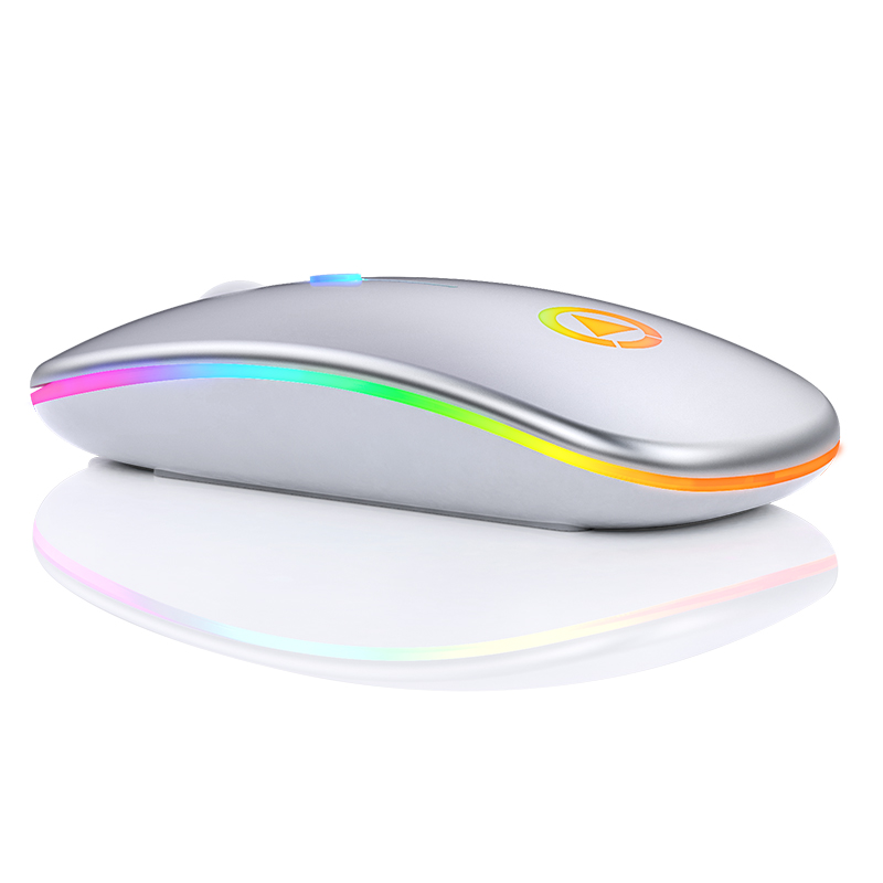 Adjustable rgb a2 rechargeable wireless mouse