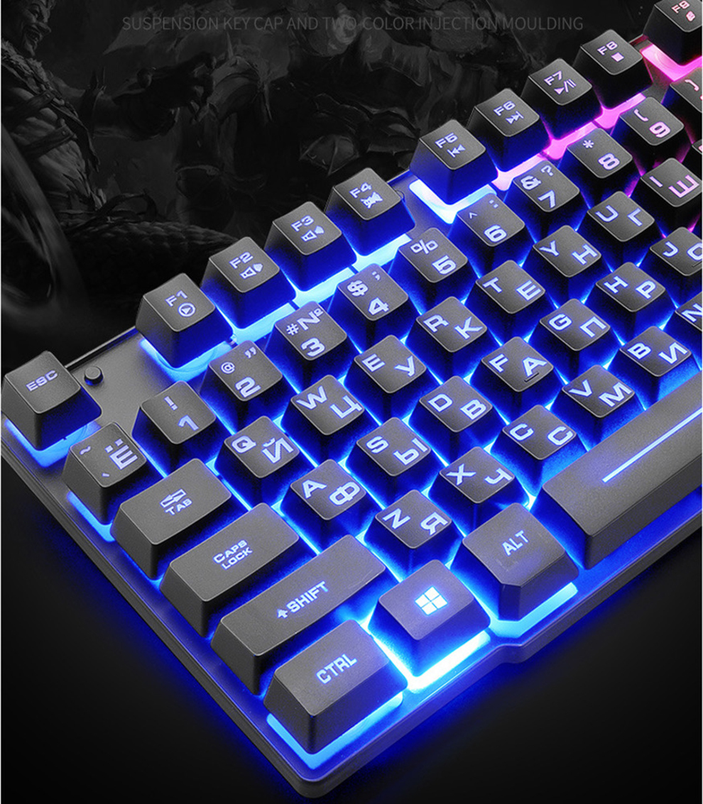 Back light ergonomics mechanical keyboard