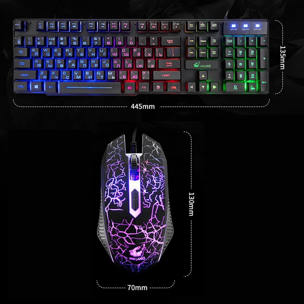 Back light ergonomics mechanical keyboard