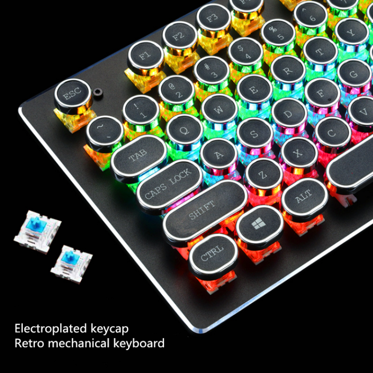 Customize personalized retro punk mechanical keyboard