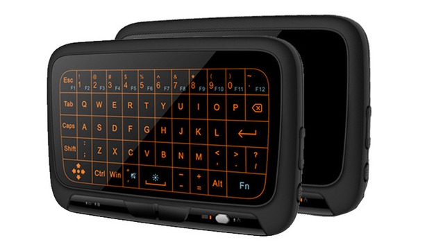 Full screen touch invisible mini keyboard