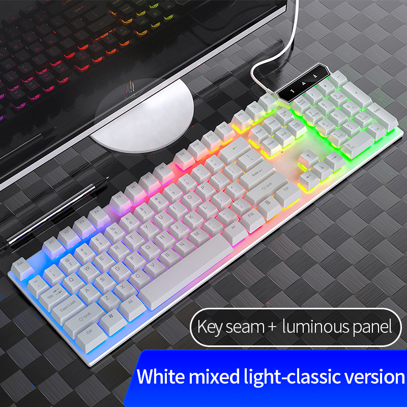 Multi-color professional gaming keyboard