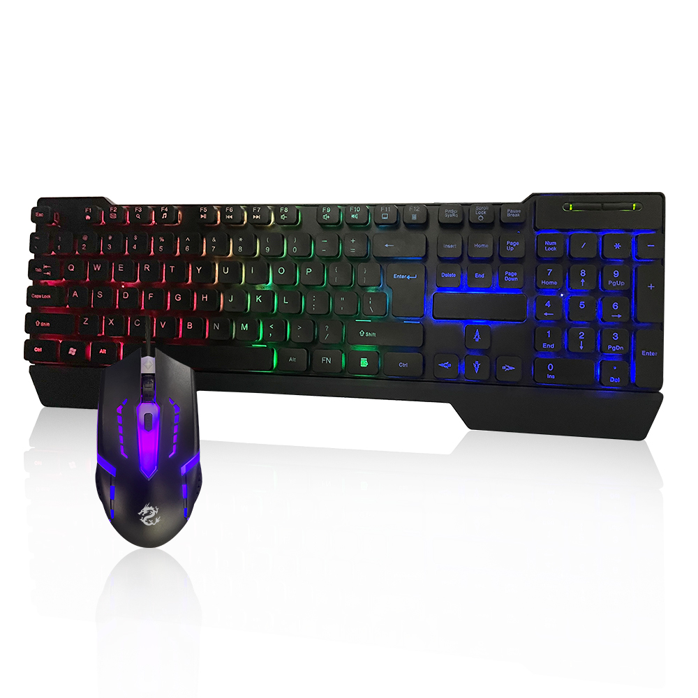 Premium illuminated wired gaming keyboard