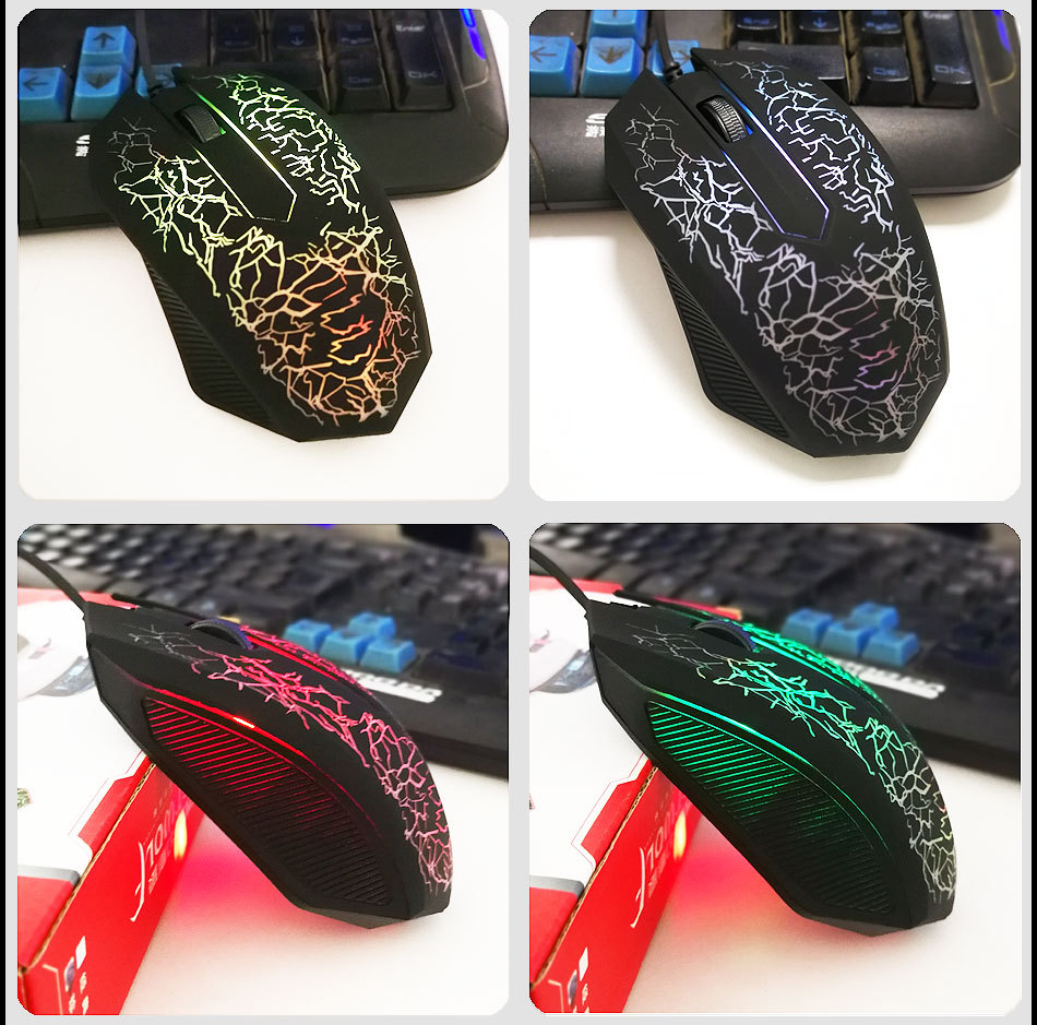 Professional colorful backlight gaming mouse